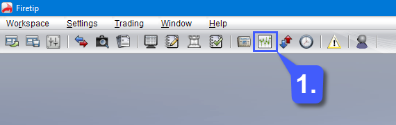 How do I open a Chart on the Firetip Trading Platform?